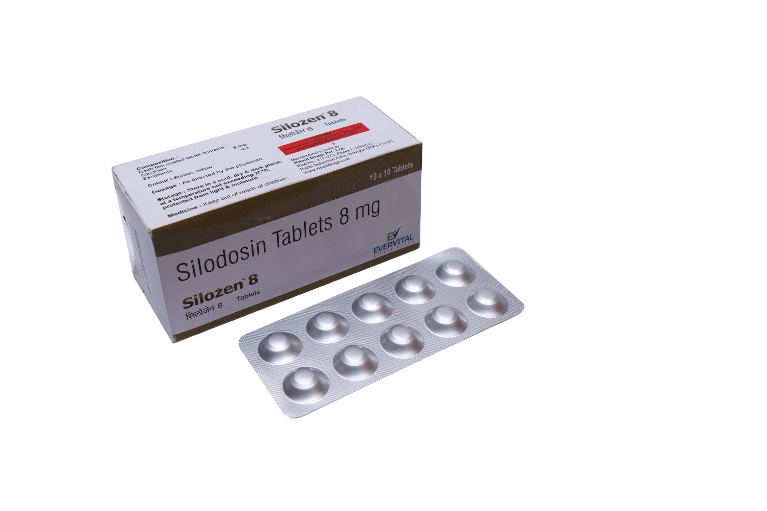 Silozen 8MG Tablet – Evervital